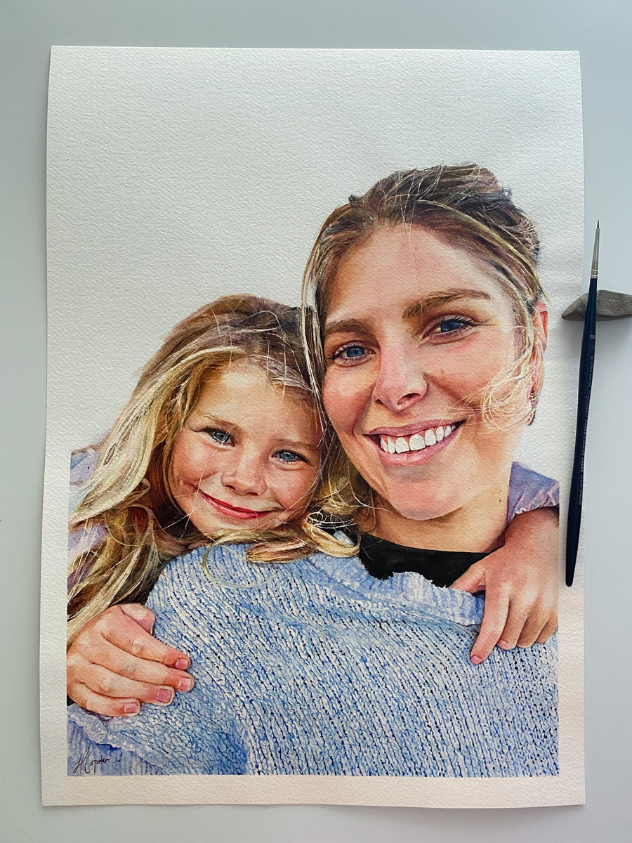 Portraits By Hayley Carpenter Water Colour Artist - Custom Work